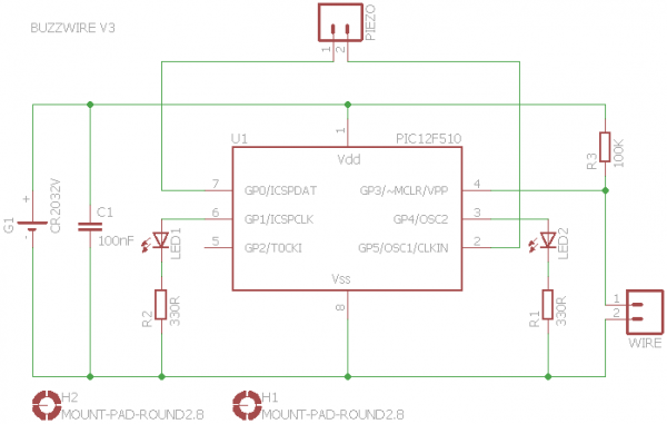 Buzz Wire Circuit Diagram - Extreme Kits
