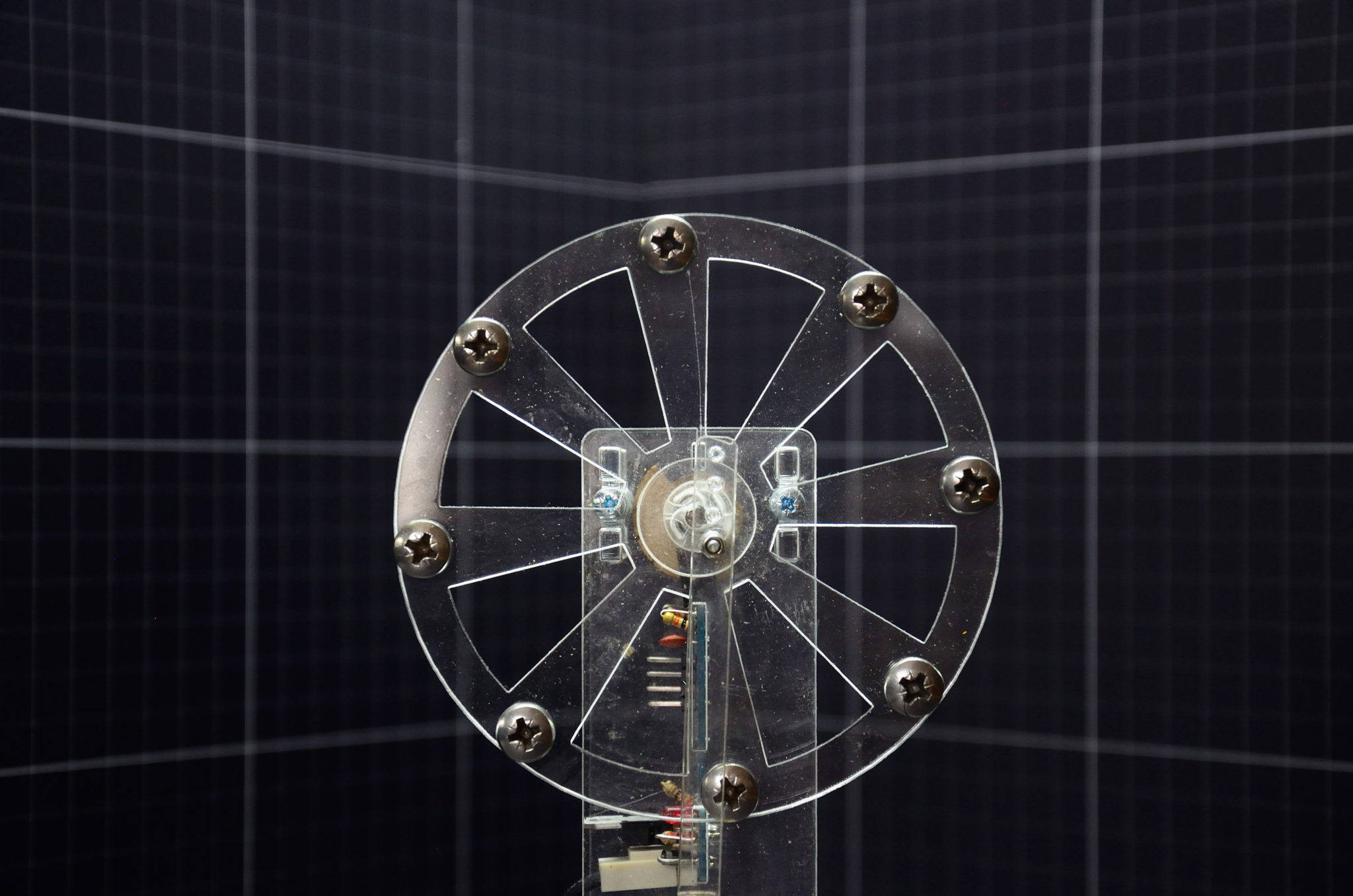 Solenoid Engine single, a complete solenoid engine made from acrylic