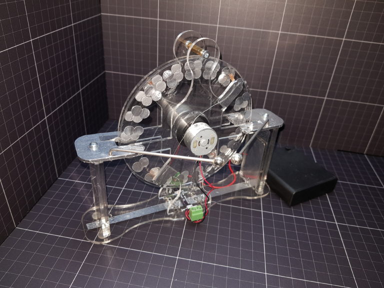 Mini Wimshurst Electrostatic Generator kit V2 - Extreme Kits