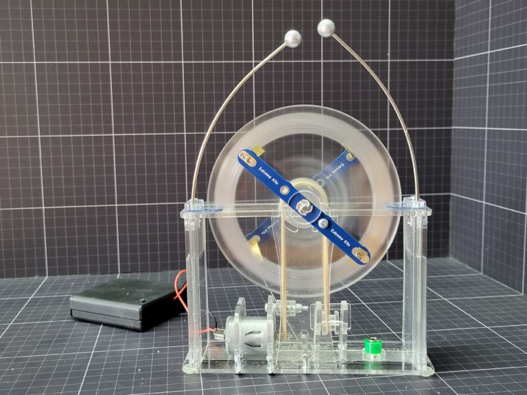Mini Wimshurst Electrostatic Generator kit V2 - Extreme Kits